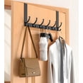 KALOMB-Over The Door Hooks Hanger with Extended Arms, Fit 1 3/8" Door ...
