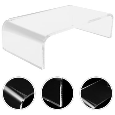 Fenge Acrylic Monitor Stand Riser, 42.5 Inches Dual Acrylic Monitor ...