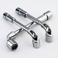 L Shaped Angled Hex Socket Wrench Steel Double Ended Elbow Tube Socket ...