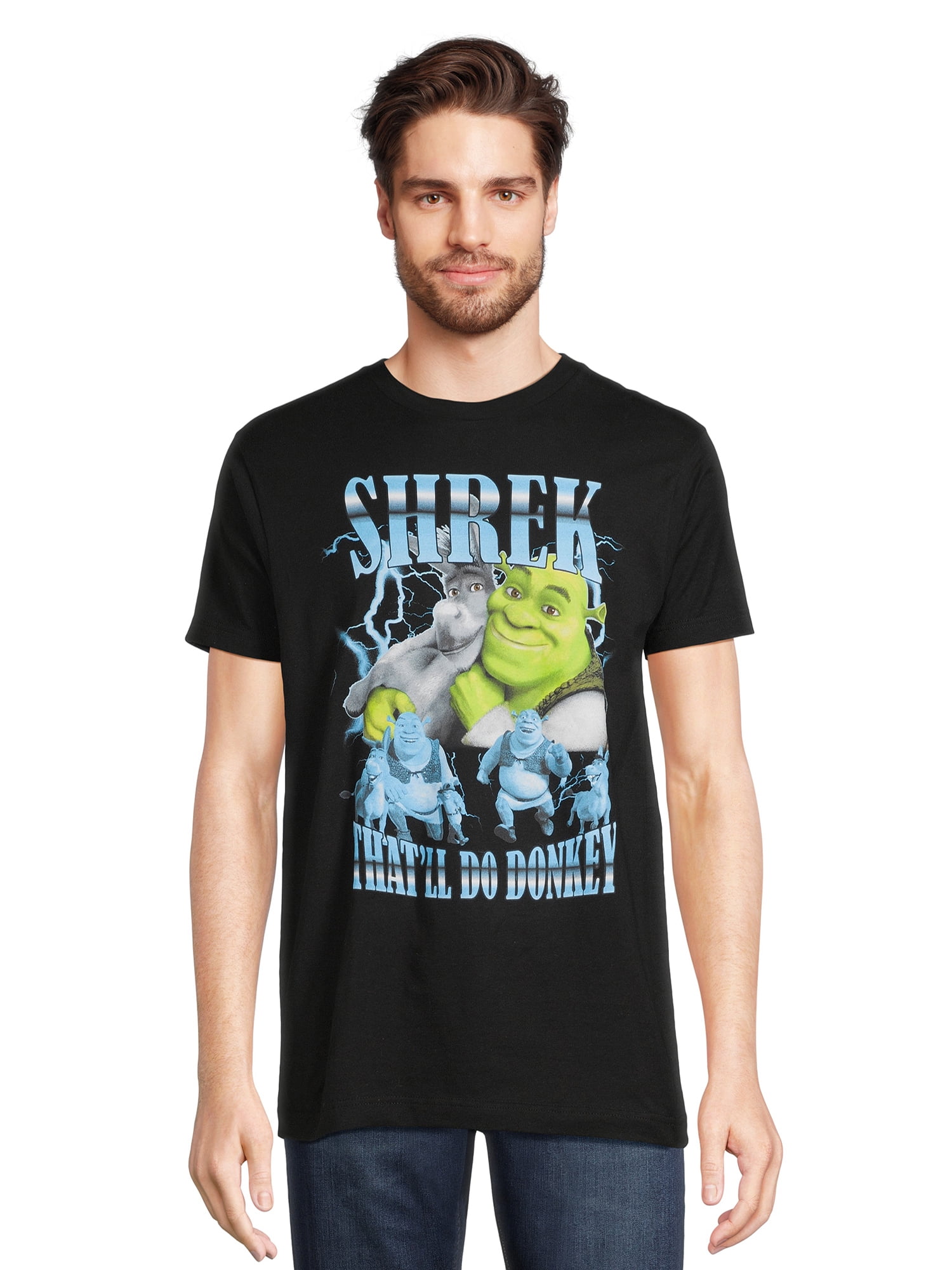Shrek Men's and Big Men's Graphic Tee, Sizes S-3XL - Walmart.com