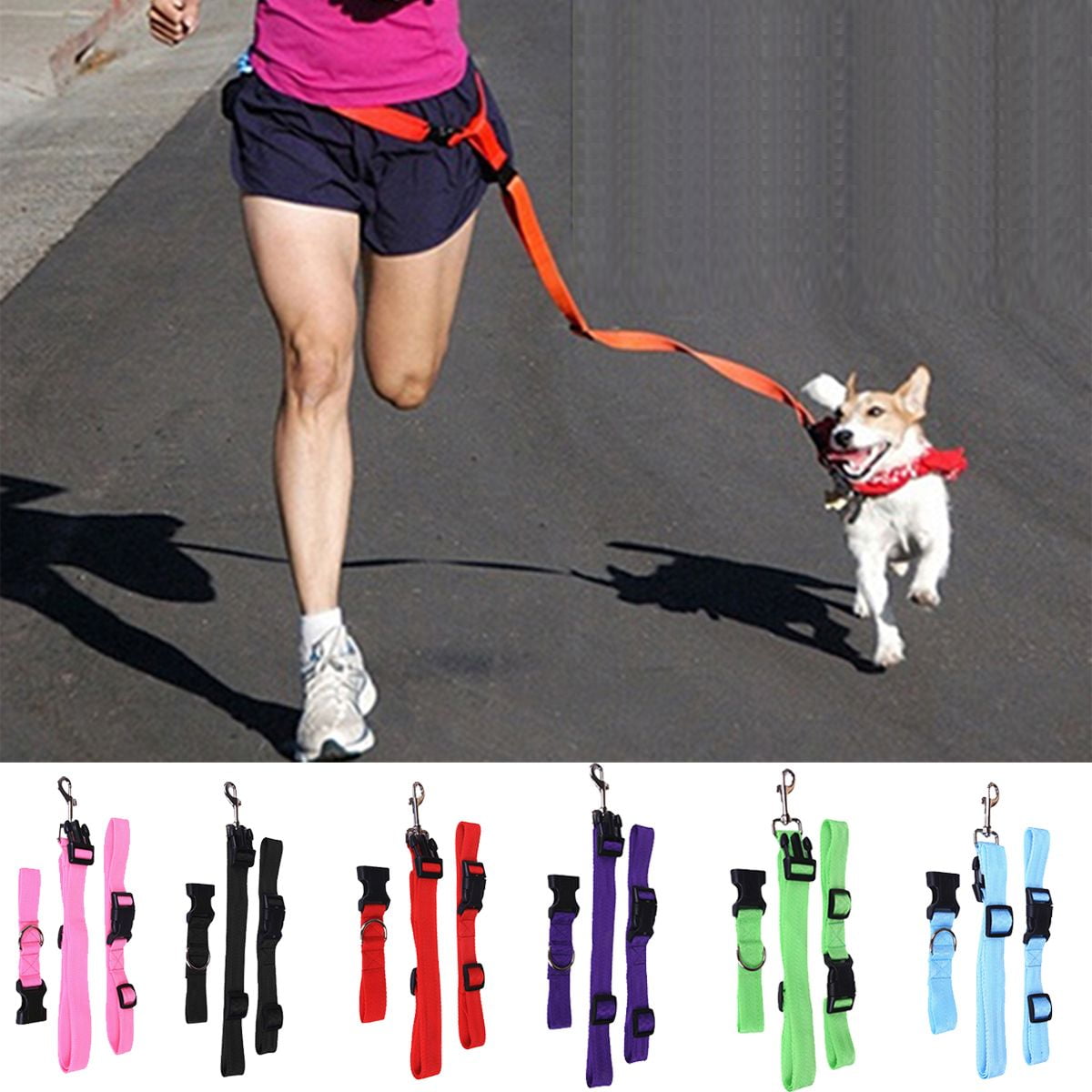 Meidiya Dog Haulage Cable,Durable Adjustable Hands Free Running Walking ...