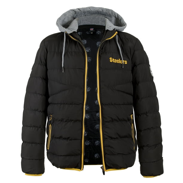 CHAMARRA PITTSBURGH STEELERS PARA HOMBRE 100% ORIGINAL NFL 320569 ...