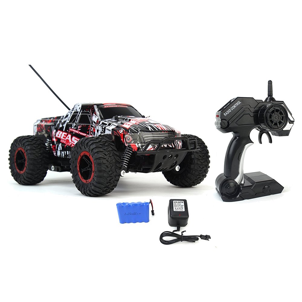 Cheetah King Remote Control Toy RC Rally Truck Car 2.4 GHz 1:16 Scale ...
