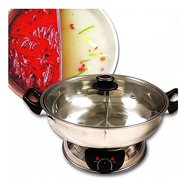 Miumaeov 4L/4.2QT Electric Hot Pot Multifunctional Portable Non-stick ...