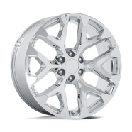 Performance Replicas Cast Aluminum Wheel PR213 22x9 6x5.5 CHROME 28mm ...