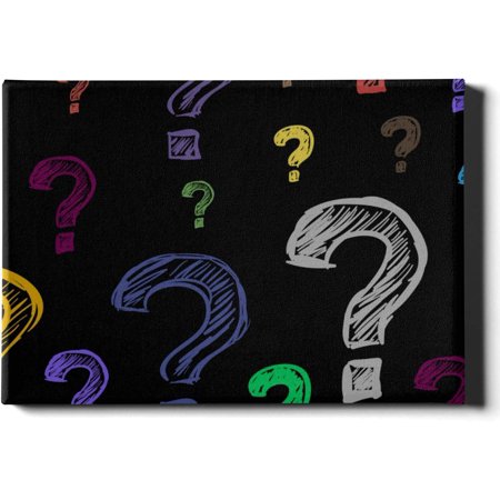 Fashion Wall Decor Creative Fashion Question Mark Sketch Decorative ...