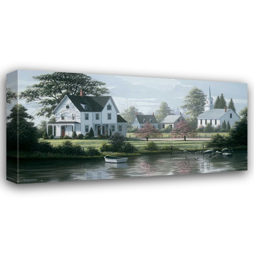 Bill Saunders 44x24 Gallery Wrapped Canvas Wall Art Titled - Rivers ...