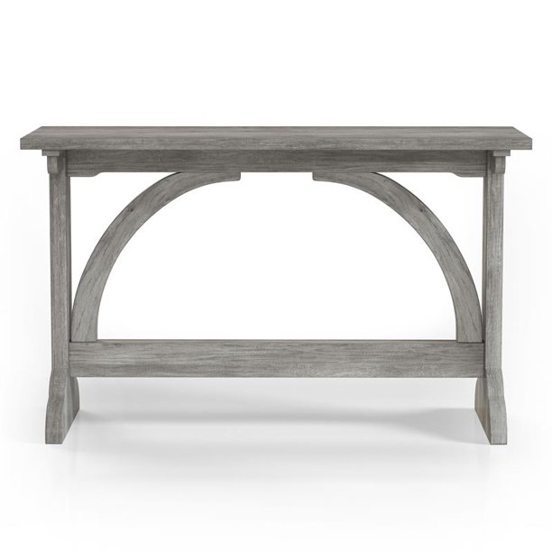 Furniture of America Linx Rustic Wood Rectangle Console Table in Gray ...