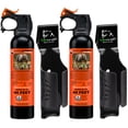 Pepper Power Magnum Bear Spray, 9.2 oz, 2 Pack, Griz Guard Clip ...