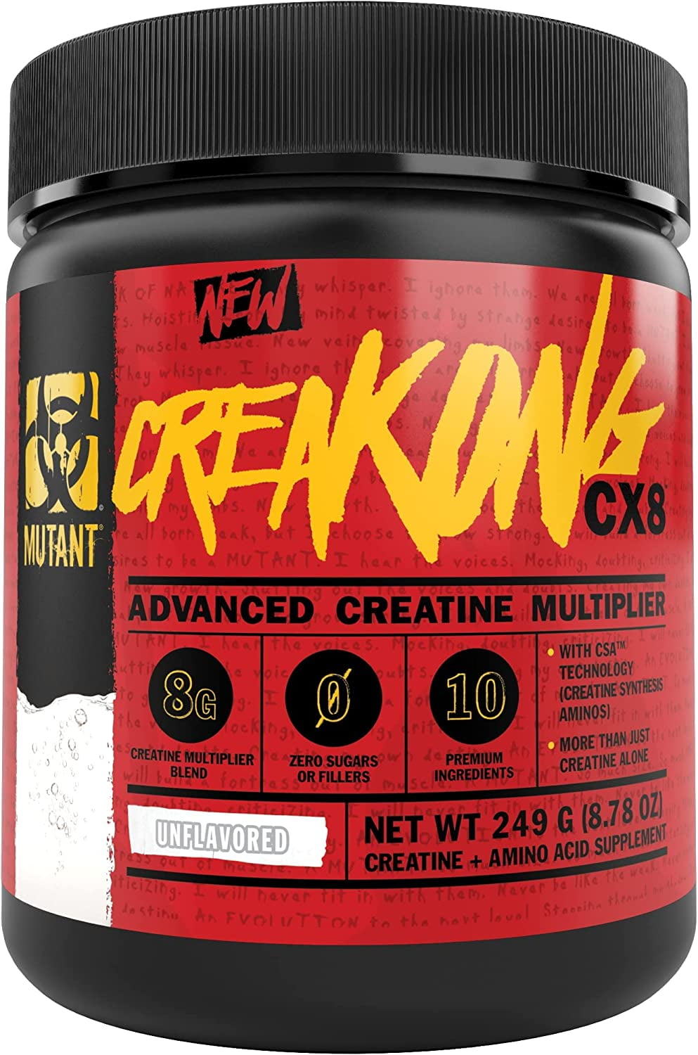 MUTANT CREAKONG CX8 Advanced Creatine Multiplier Creatine Amino Acid ...