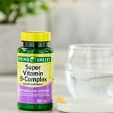 Spring Valley Super Vitamin B-Complex Dietary Supplement Tablets for ...
