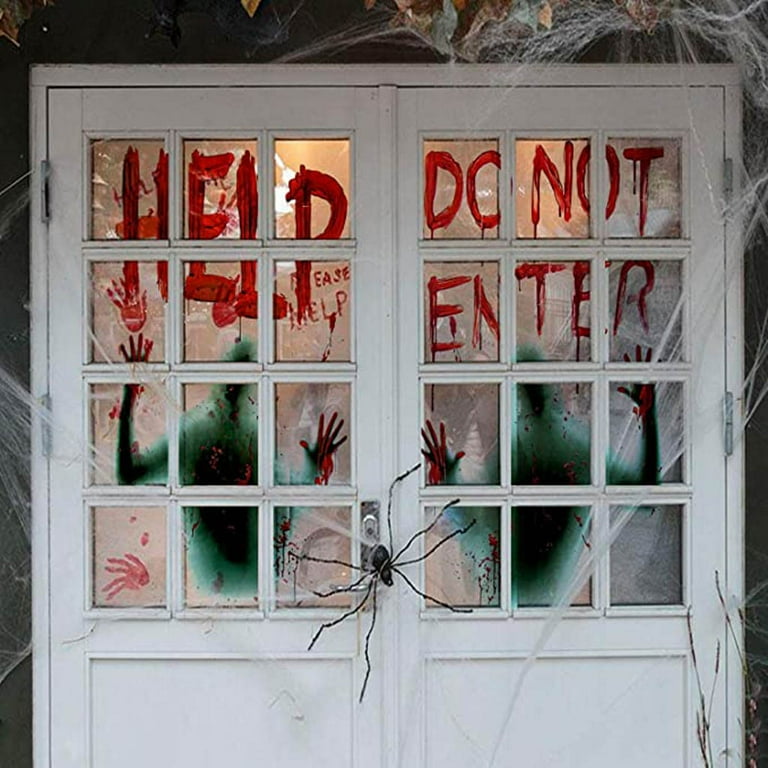 Zombie Window Decorations 4.5ft Zombie Window Breaker Halloween