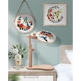 Beech Wood Embroidery Hoop Stand, with 3pcs Embroidery Hoops (3inch ...