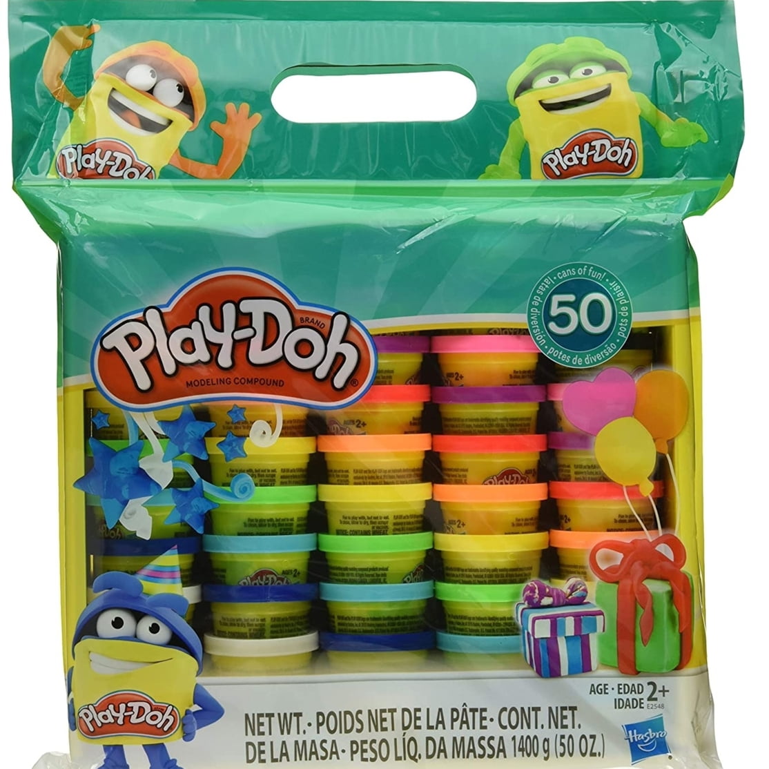 Play-Doh Modeling Compound 50- Value Pack Case of Colors , Non-Toxic ...