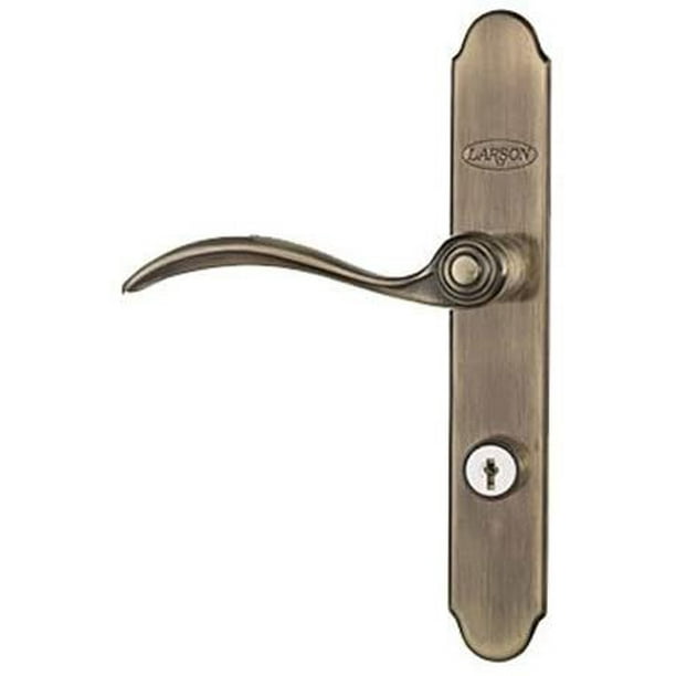 Larson Quickfit 7.25-in Storm Door Outside Handle Antique Brass ...