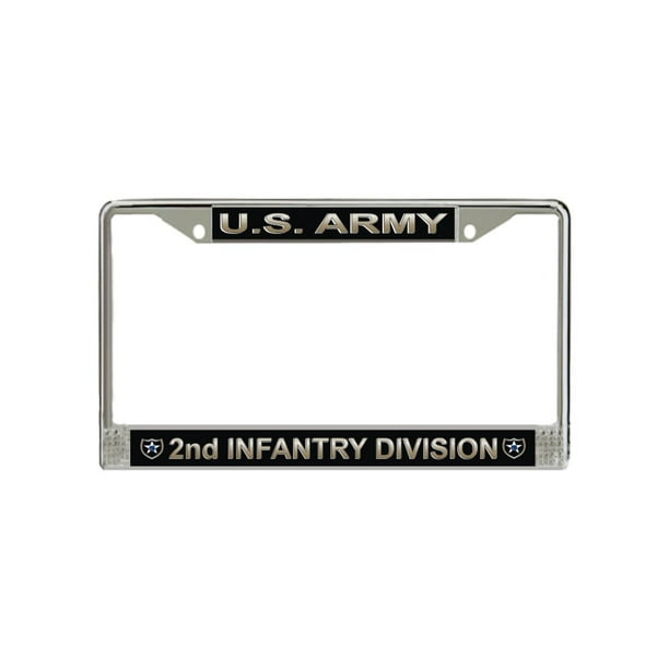 U.S. Army 2nd Infantry Division License Plate Frame - Walmart.com ...
