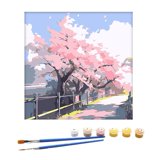 DIY Landscape Oil Painting Color Filling Painting γψ х⭐ U2A2 - Walmart.com