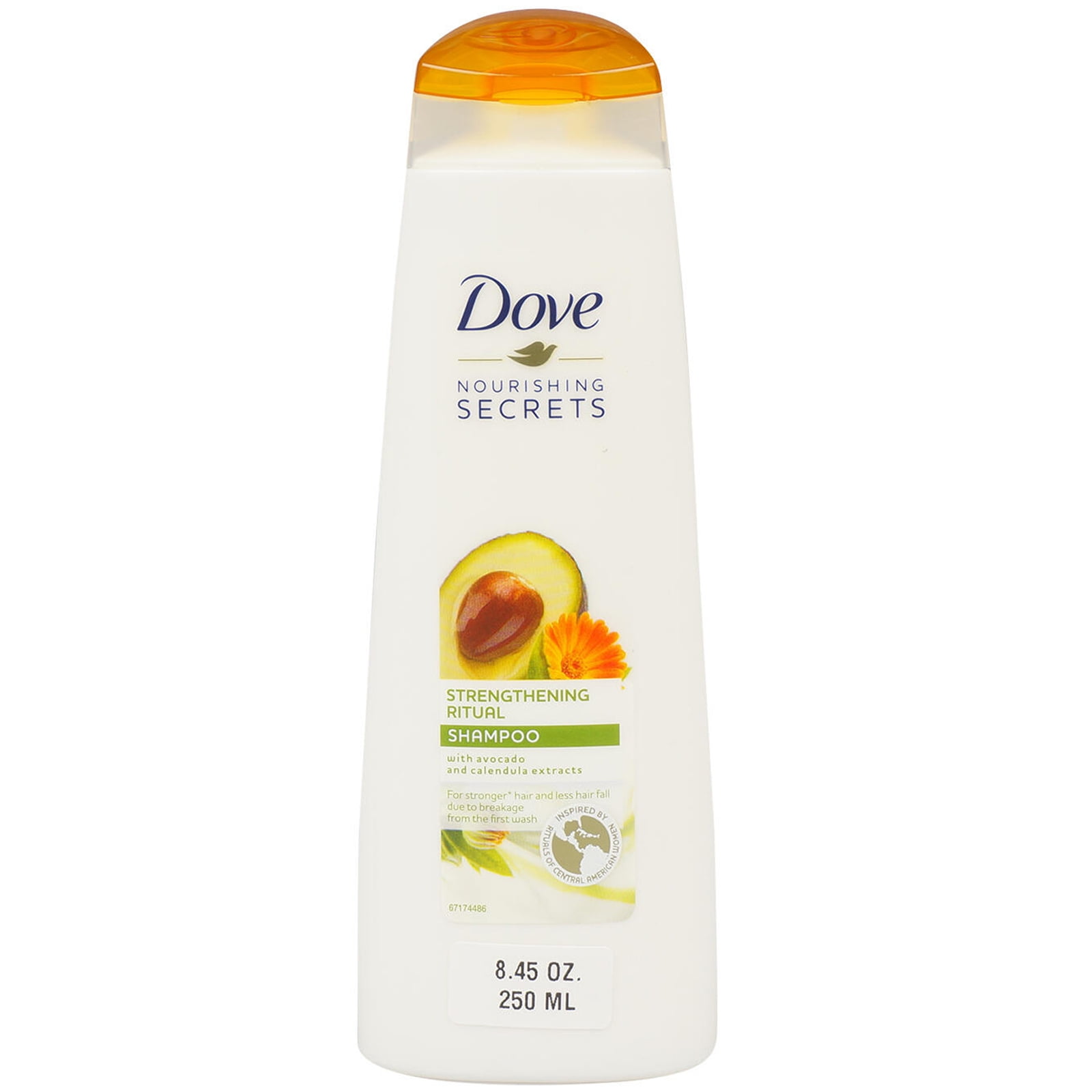 8.45oz Dove Strengthening Ritual Shampoo with Avocado 250mL | Walmart ...