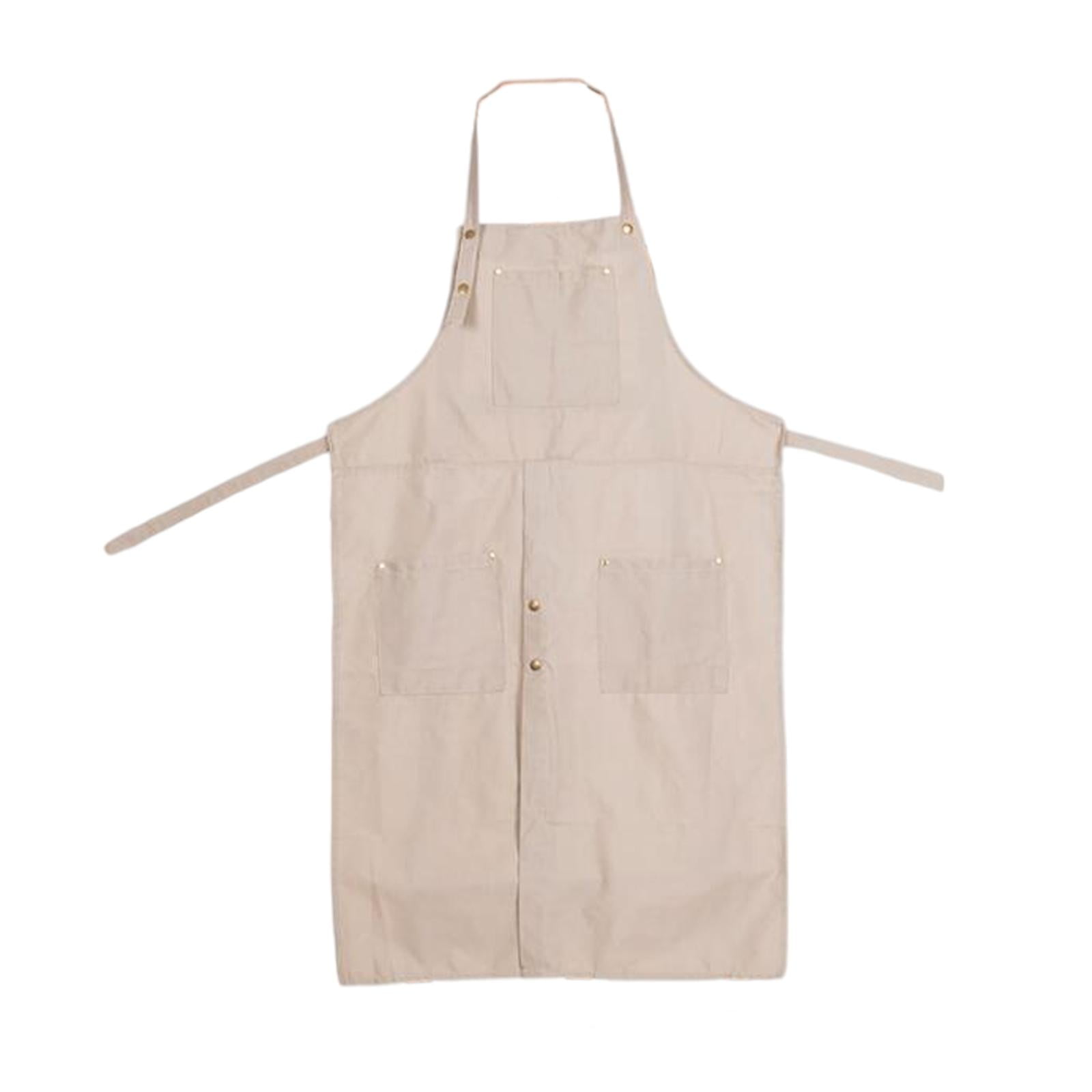 Pottery Apron Adult Durable Canvas Kitchen Cooking with Tool Pockets ...