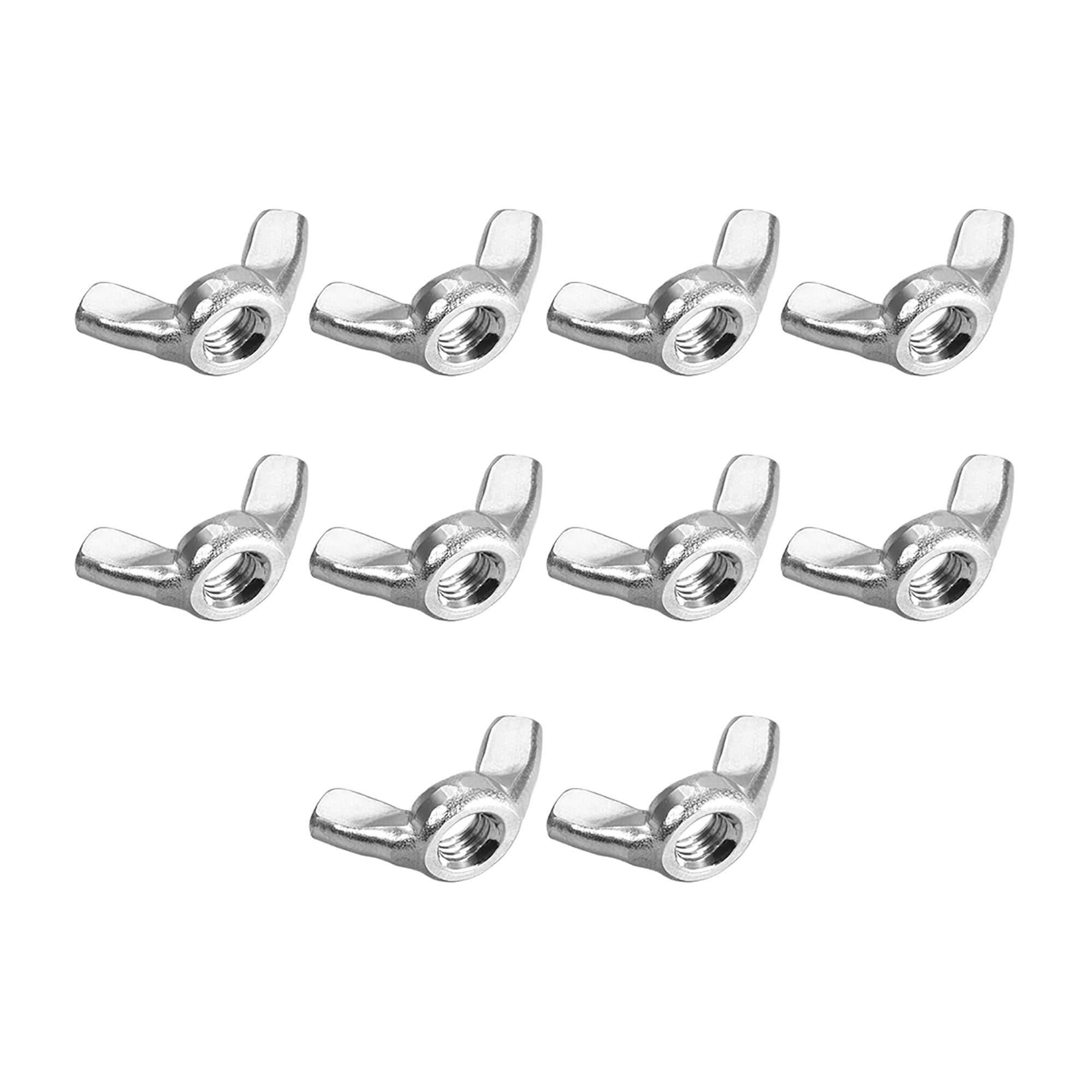 M5 Wing Nuts, Stainless Steel 304 Hand Twist Tighten Ear Butterfly Nut ...
