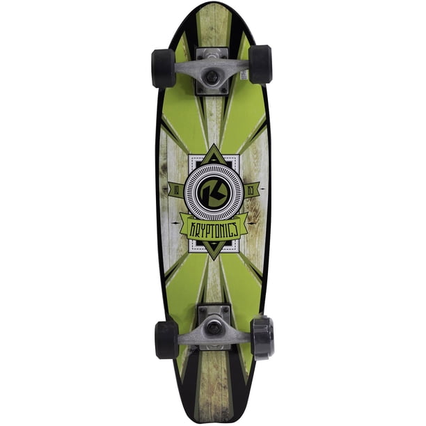 Kryptonics 28" Cruiser Complete Skateboard - Walmart.com