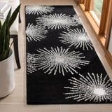 SAFAVIEH Soho Fiesta Geometric Runner Rug, Black/White, 2'6" x 8 ...