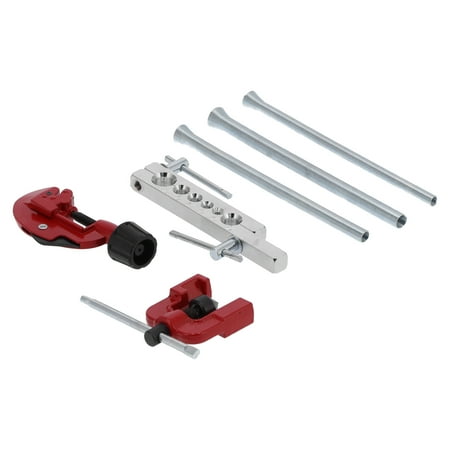 Tube Cutter,6PCS Flaring Tool Kit Spring Reamer Flaring Tool Kit ...