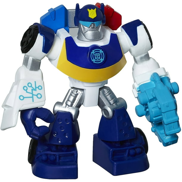 Playskool Heroes Transformers Rescue Bots Chase the Police-Bot Figure ...