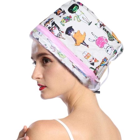 Hair Steamer Cap, Electric 3 Gears Hair Care SPA Steamer Cap Adjustable ...