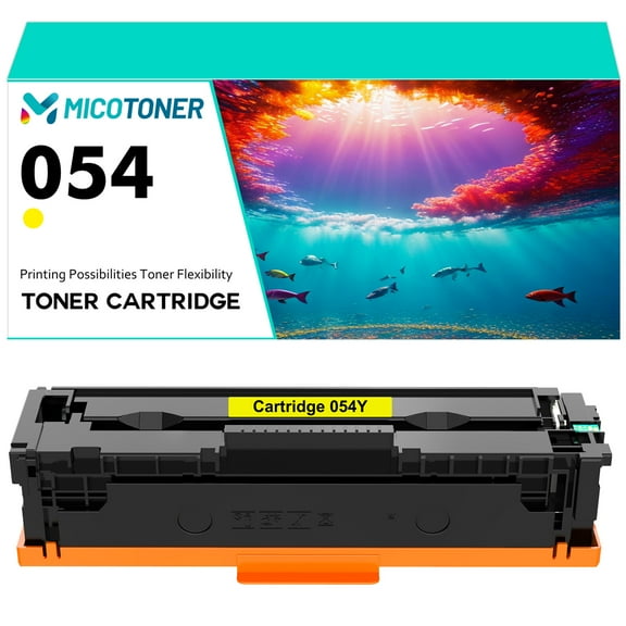 054H 054 1-Pack Compatible Toner Cartridge with Chip for Canon 054H Work with Canon LBP620 ...