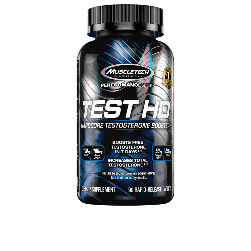 Test HD Hardcore Testosterone Booster for Men, Dual-Action Muscle ...