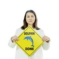 Dolphin Plastic Crossing Sign - 10 Inch X 10 Inch Xing Sign Gift Marine ...