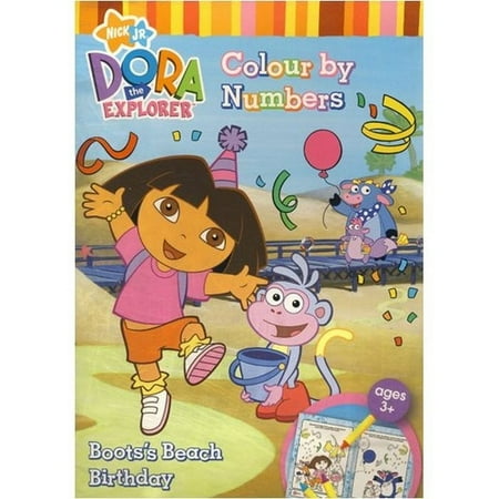 Dora The Explorer Colour By Numbers Activity Book - Walmart.ca