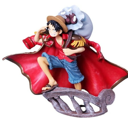 Bandai Mainan Figur Aksi PVC Satu Potong Monyet Anime D Luffy 150Mm ...