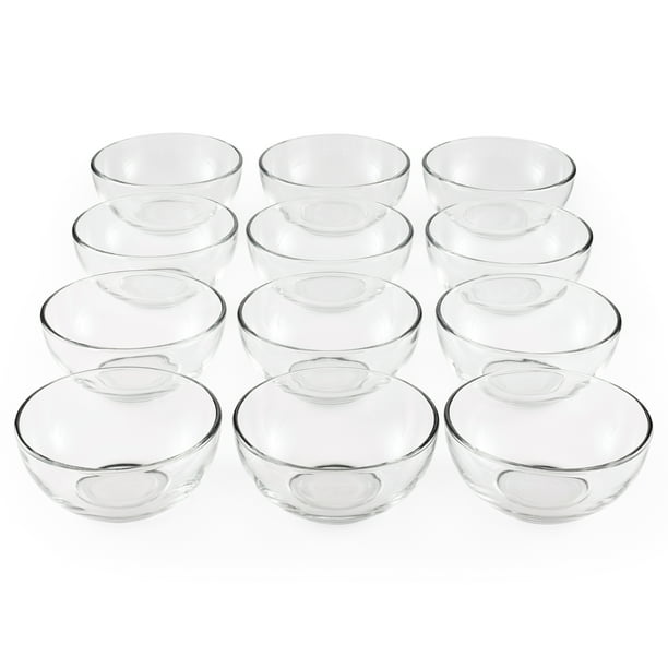 Mainstays Round Glass Bowls Catering Pack, Set of 12 - Walmart.com