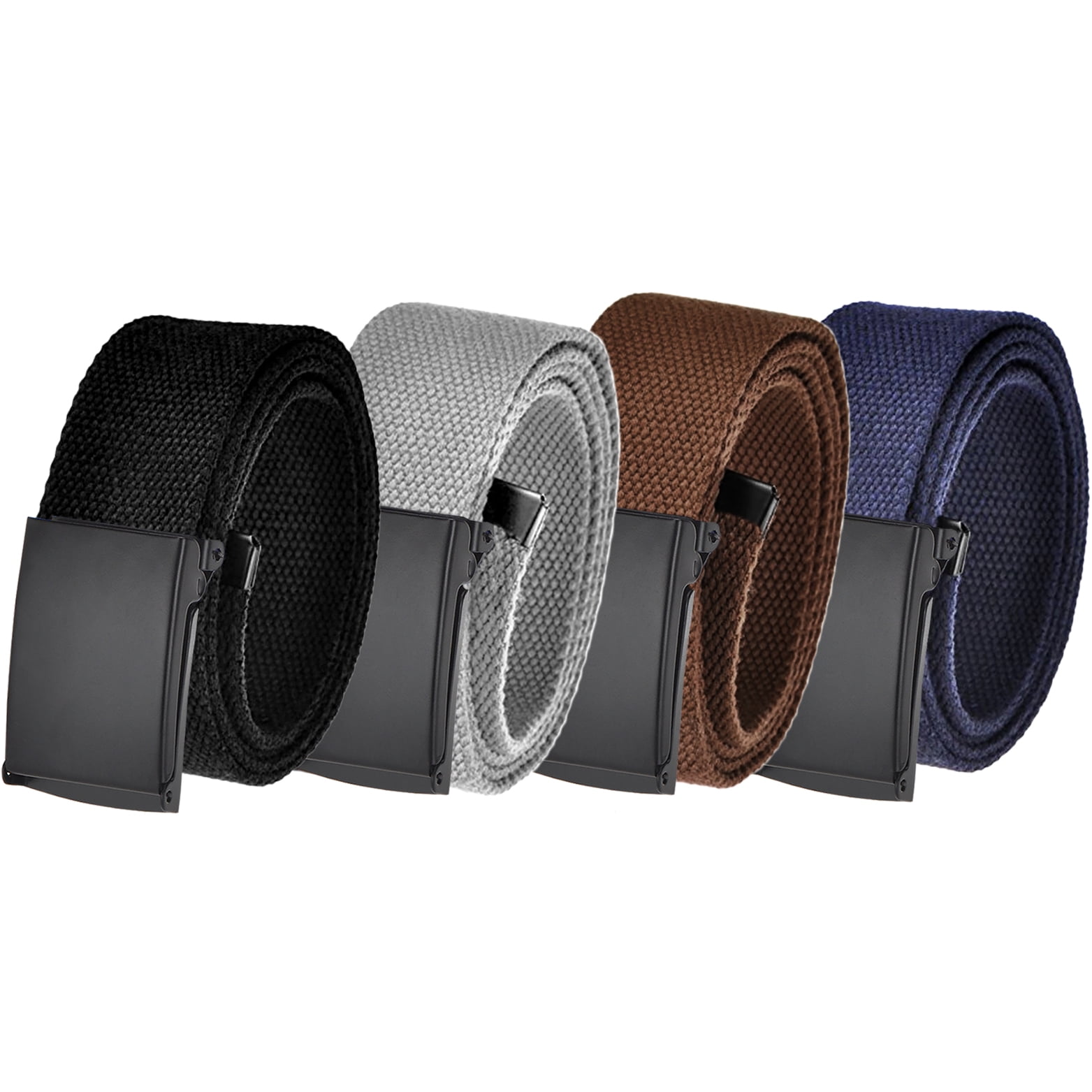 Men's Essentials Adjustable Belt Pack High Strength Canvas Web Belt ...