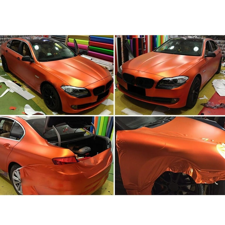 Orange Chrome Car