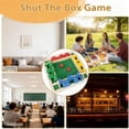 Shut The Box Wooden Dice Board Game, 2-4 Player Upgraded 12-Number ...