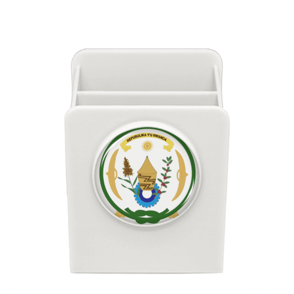 Rwanda Africa National Emblem Desk Pencil Holder Cup Pen Organizer ...