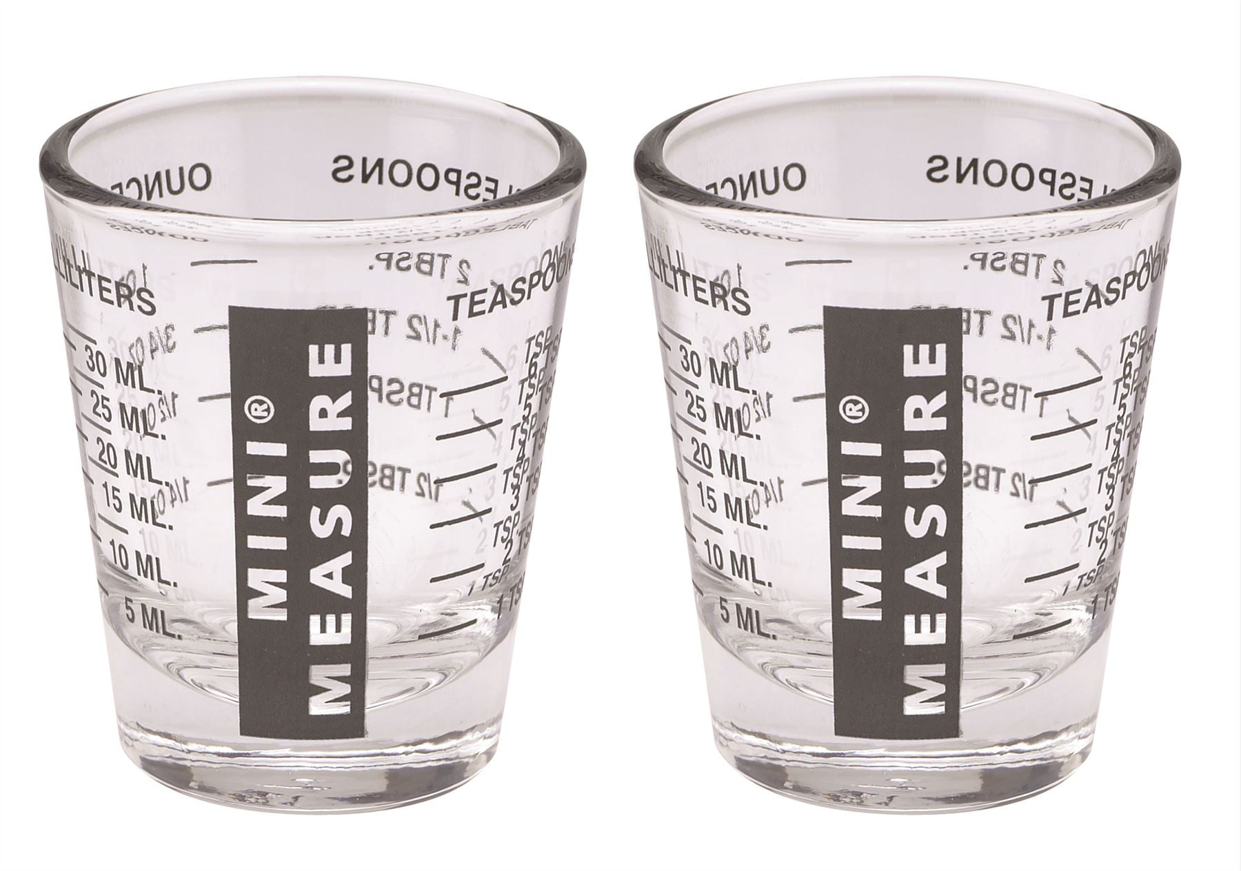 Kolder Mini Measure 20-Increment Measuring Shot Glass, for Multi ...