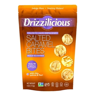 Drizzilicious Mini Rice Cakes Salted Caramel - Rice Crisps, Healthy ...
