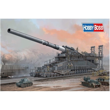 Hobby Boss German 80cm K(E) Railway Gun 'Dora' Vehicle Model Building ...