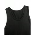 Black Wolf Graphic Tank Top With Red Moon Design Mens Sleeveless Wild ...