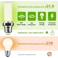LED Light Bulb 6pcs 150W Equivalent 2500Lumen 6500K Cool Daylight White ...