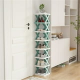 Casewin Vertical Shoe Rack, Narrow Shoe Shelf, Slim Shelf for Shoes ...