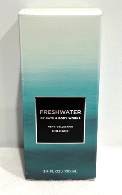 Bath & Body Works Freshwater Cologne Men's Collection, 3.4 fl oz/100 ml ...