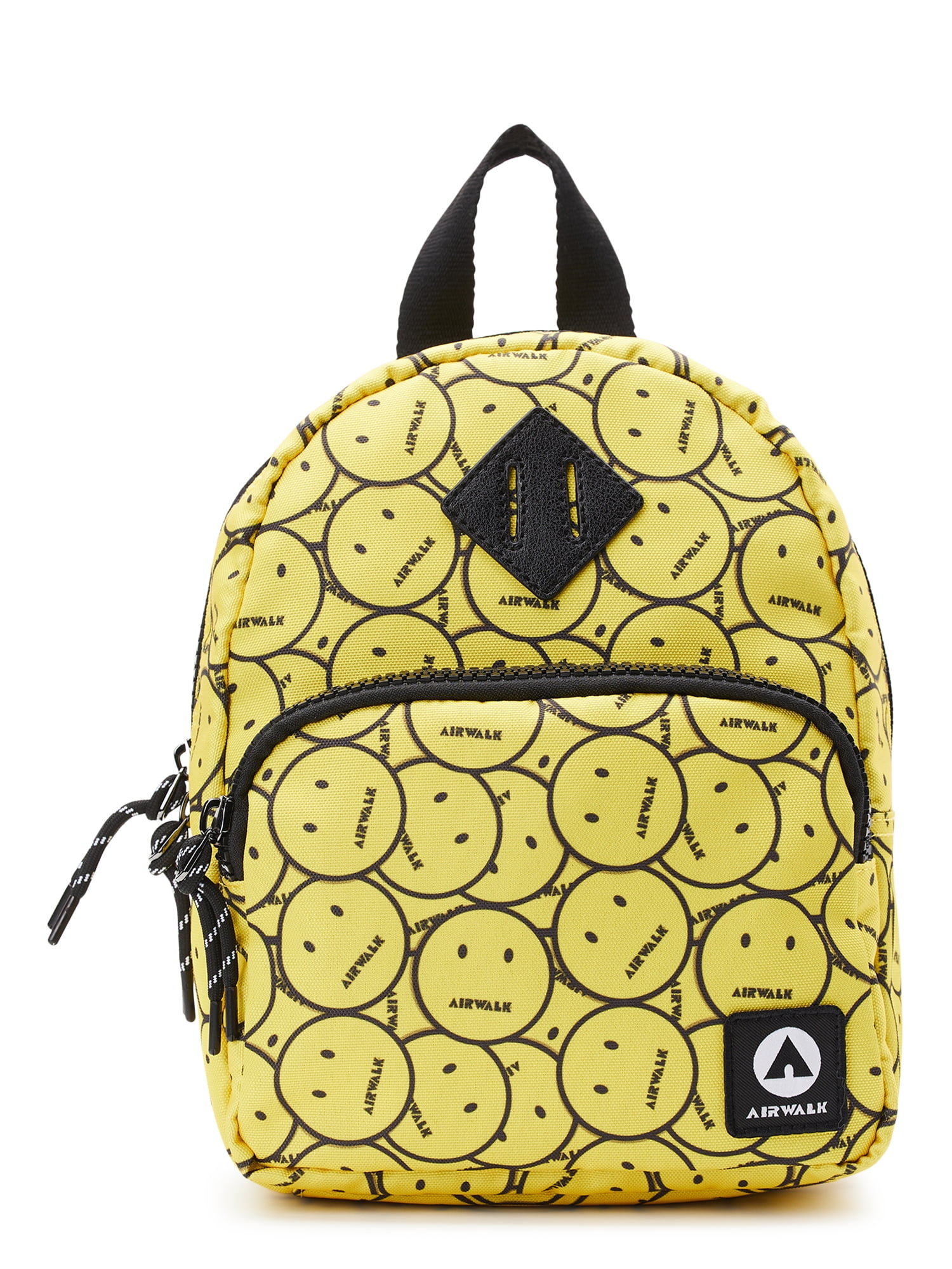 Airwalk Unisex Mini 10" Backpack, Smiley Yellow - Walmart.com