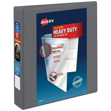 Staples Heavy-Duty 3-Inch D 3-Ring View Binder Gray (26368) 976043 ...