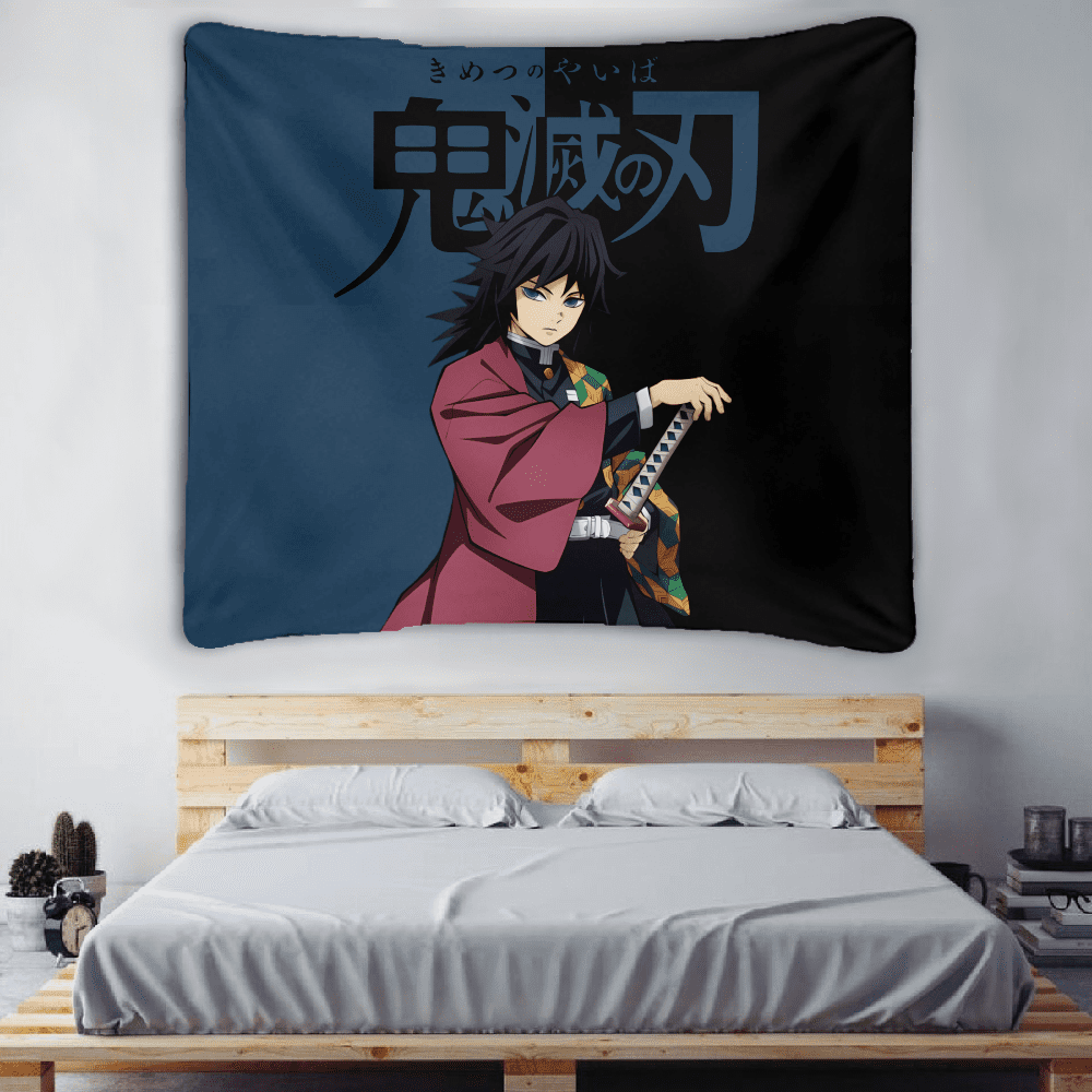 Demon Slayer Hanging Photography Backdrops Fashion Painting Cartoons ...
