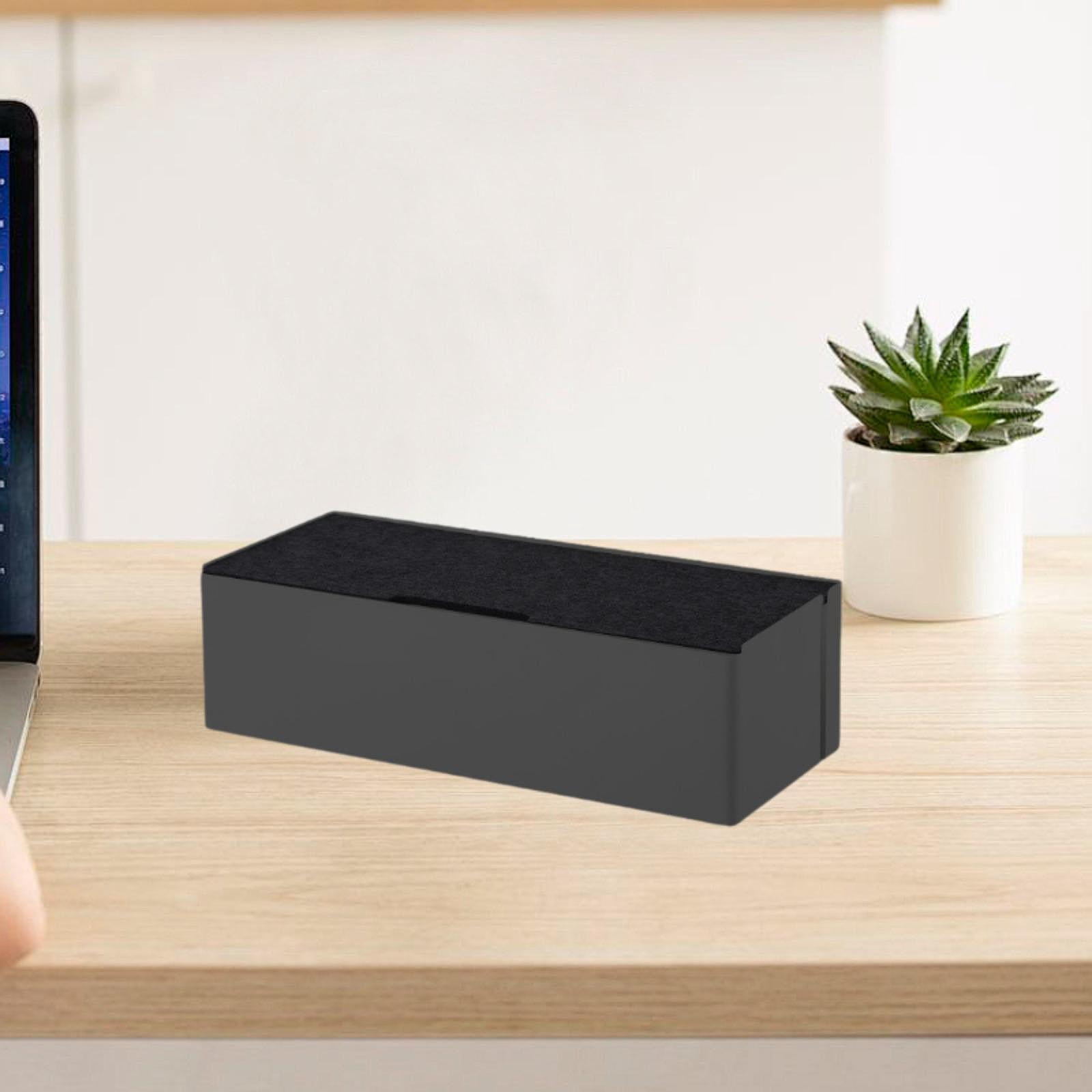 Caja para sujetar cables, caja para ocultar cables con tapa ...